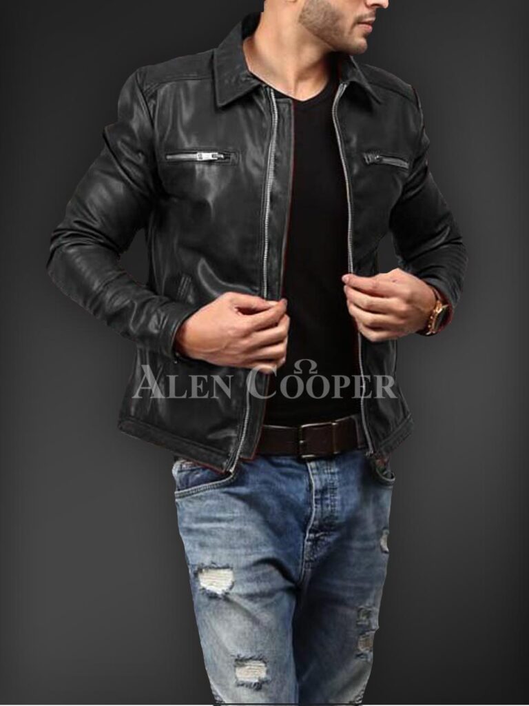Home WEEKLY SPECIAL MEN SOFT SOLID AND STRAIGHT REAL LEATHER WINTER ...