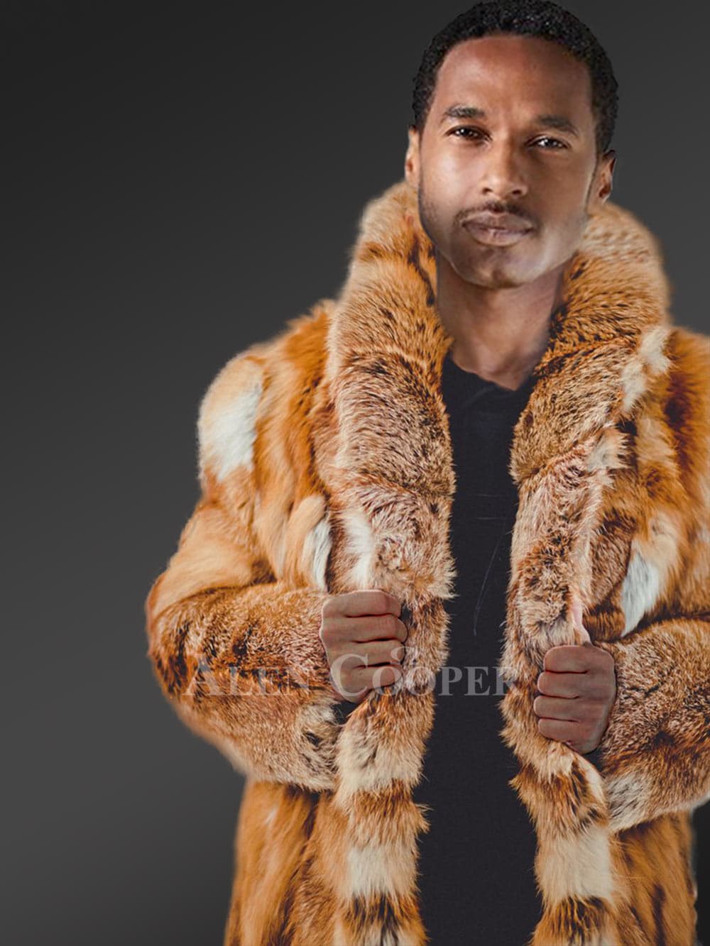 Men's Fox Fur Coats & Jackets | Real Fox Fur Coat