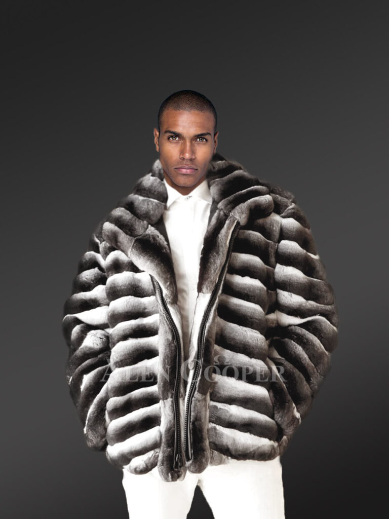 Men's Chinchilla Coat | Chinchilla Fur Coat