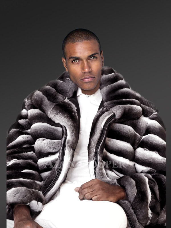 Men's Chinchilla Coat | Chinchilla Fur Coat