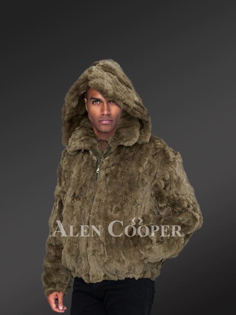 Men’s leather jacket with fur collar | Overcoats for men- Alen Cooper