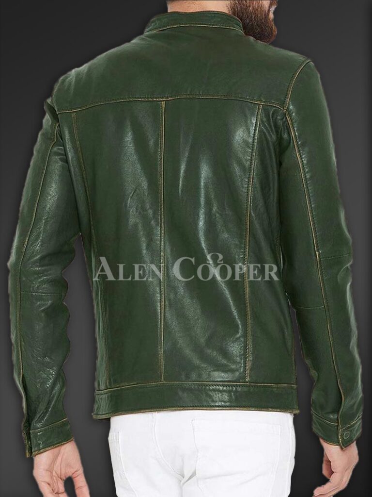 Sturdy Yet Soft Winter Leather Jacket for Men