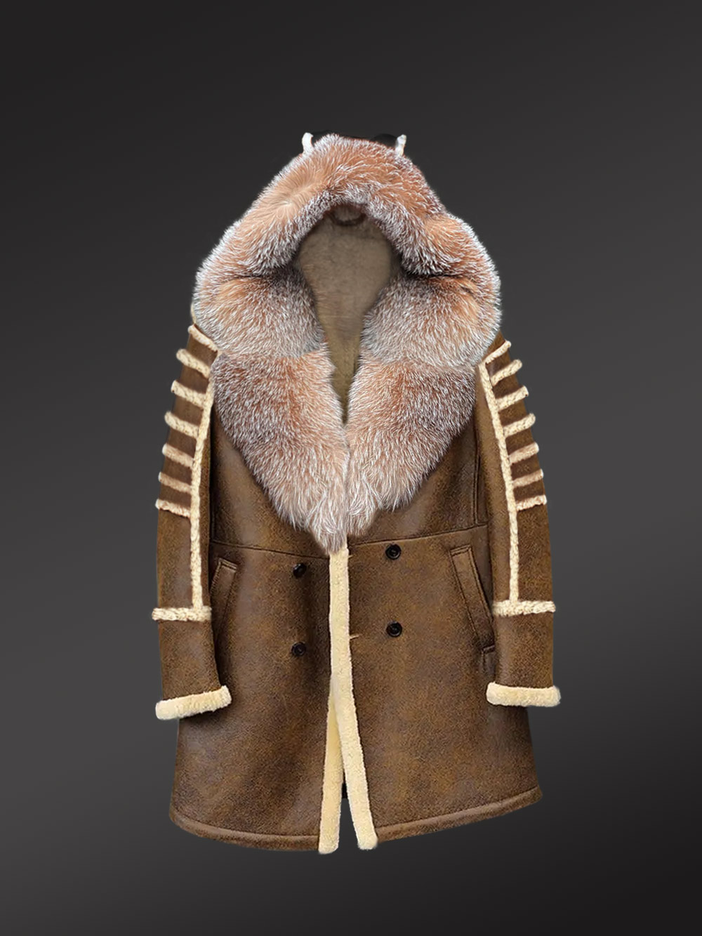 Men's Shearling Coats & Jackets | Shearling Bomber Jacket