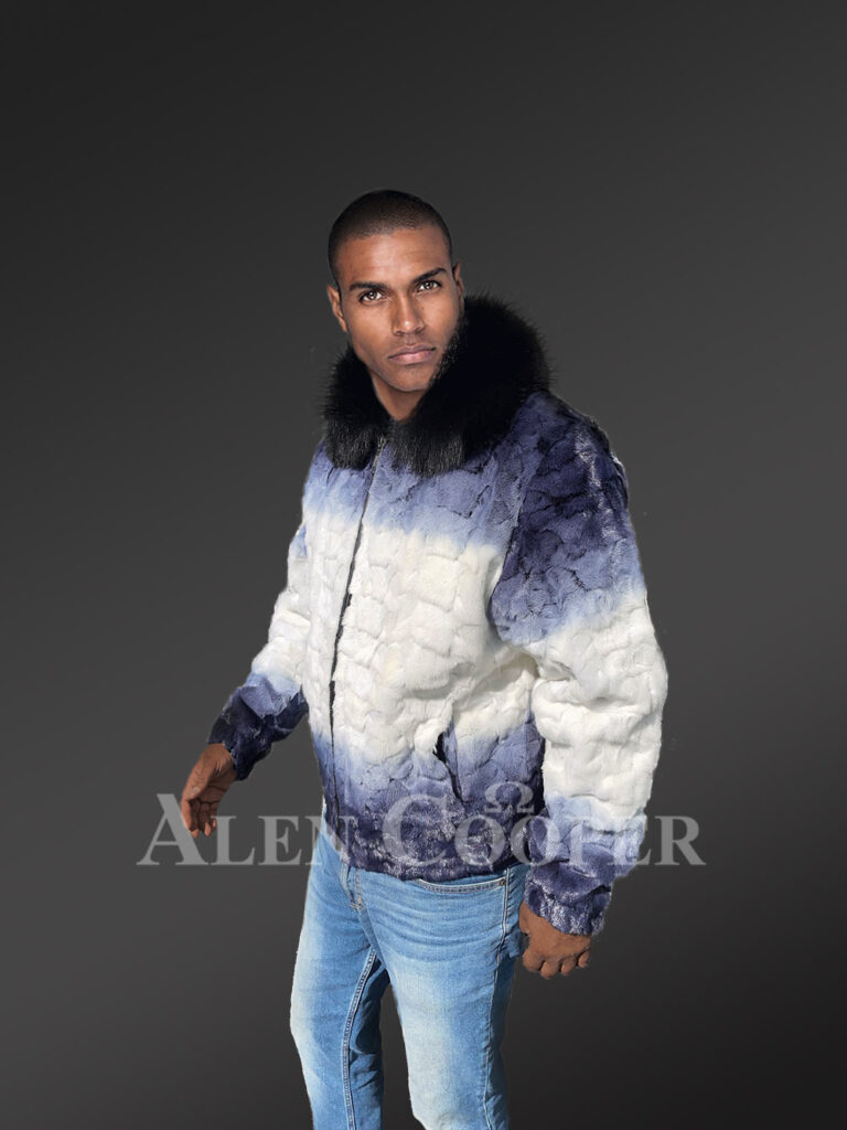 Mink Fur Coats & Jackets for Men | Men's Mink Bomber Fur Coats